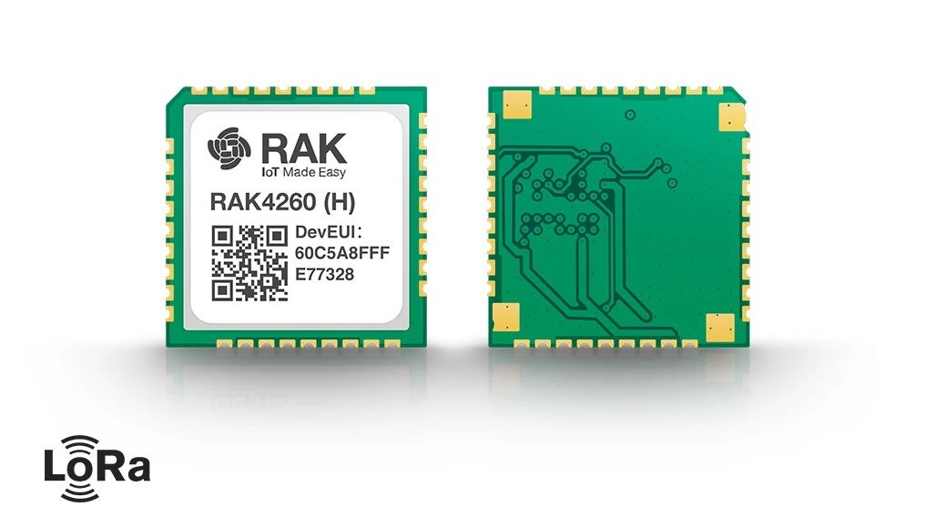 RAK4260 low-power LoRaWAN modules based on the ATSAMR34J18B LoRa® SiP