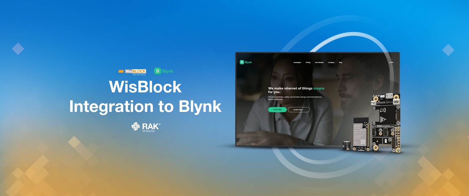 WisBlock Integration with Blynk: Monitor and control your IoT project