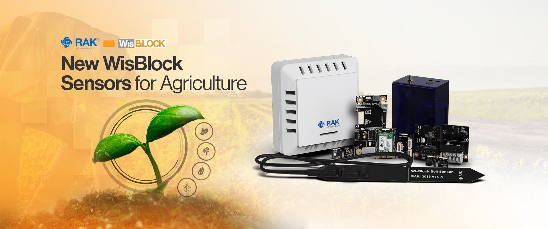 WisBlock Sensors for Agriculture Automatization & Data Control