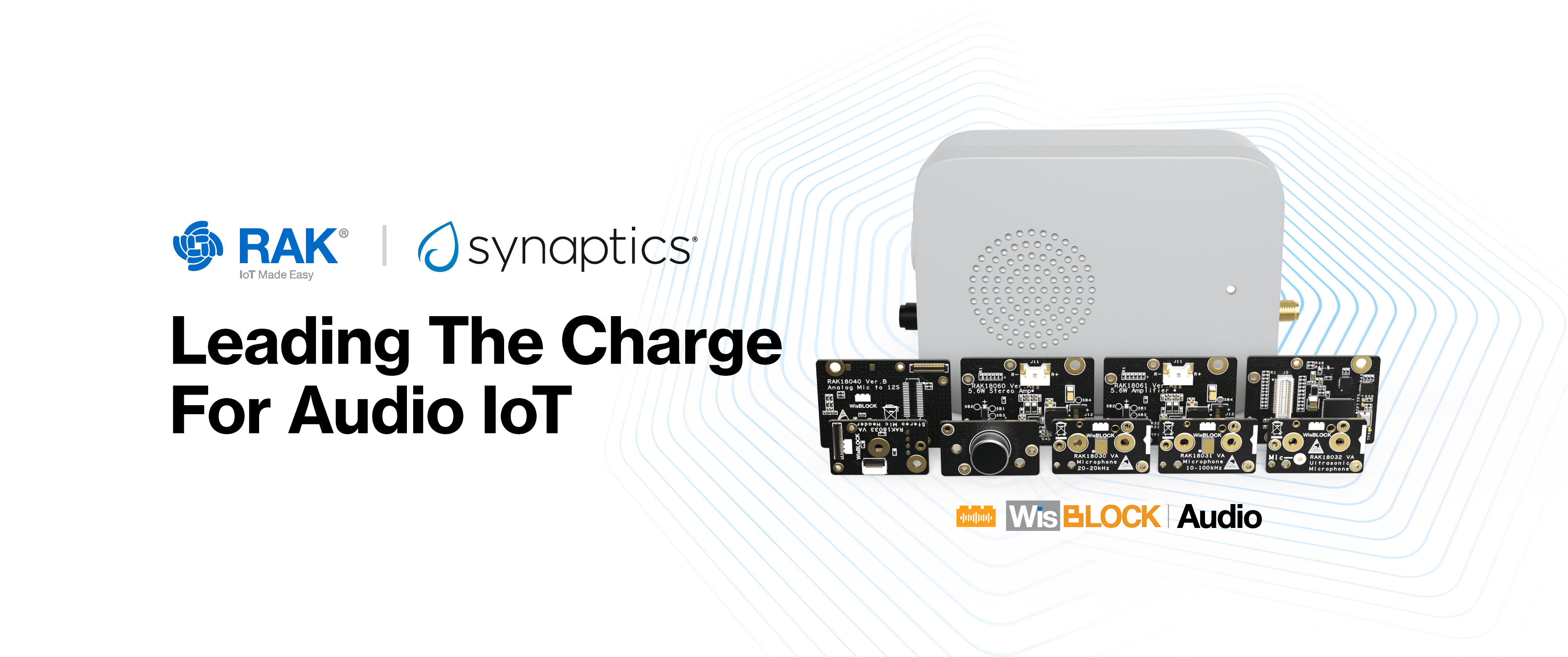 RAKwireless launches WisBlock Audio for Professional IoT Audio Solutions