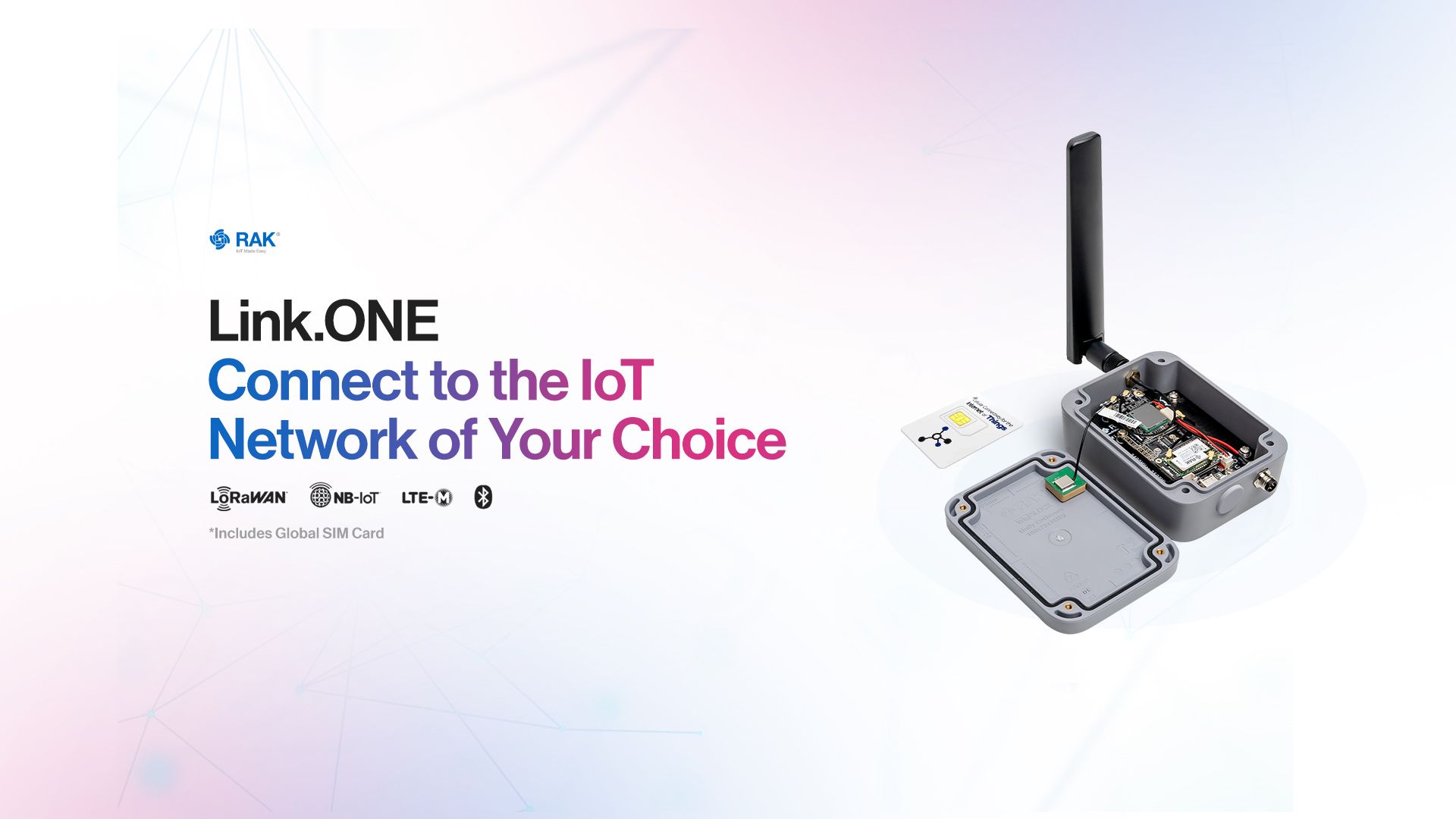 Link.ONE – Connect to the IoT Network of Your Choice