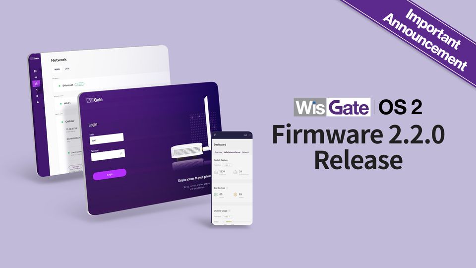 WisGateOS2 Update: LoRaWAN® Gateway Management with WisGateOS2